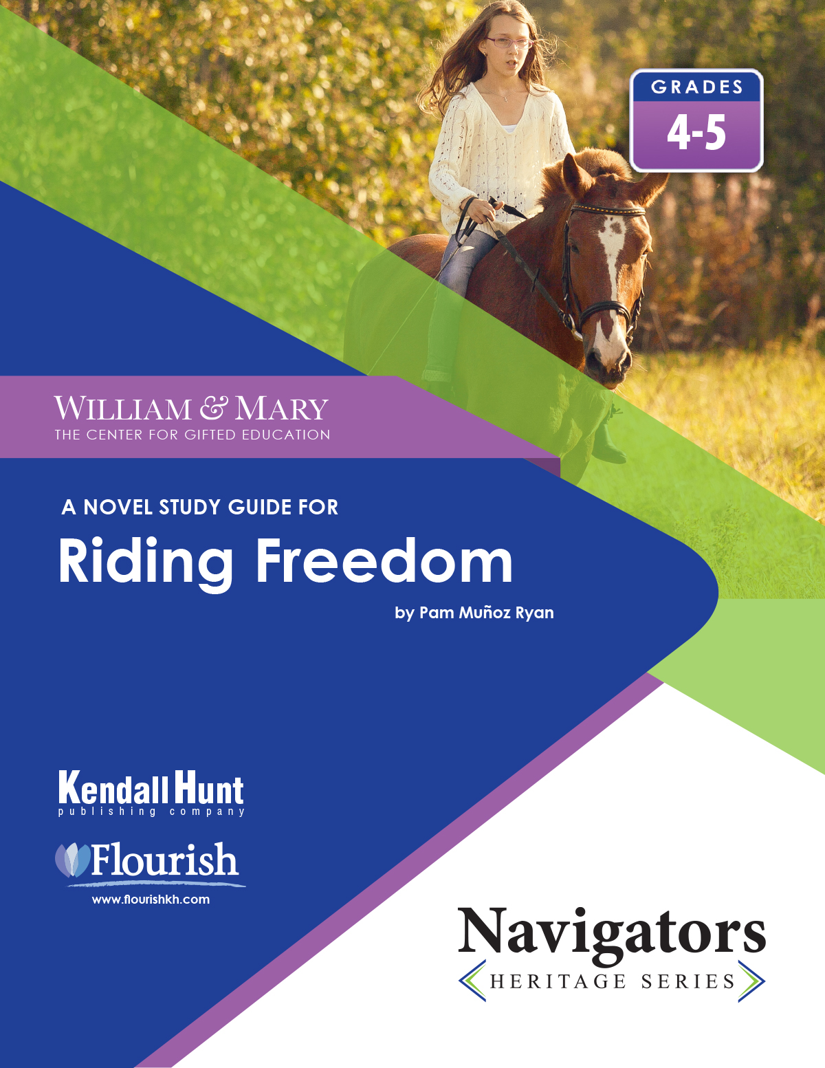 Navigator Heritage Series: Riding Freedom Novel Study Guide 1 Year ...